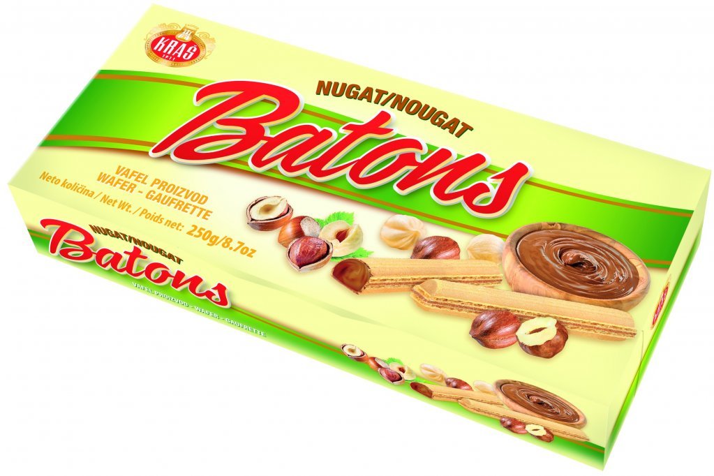 Vafel Batons 250 g - Akcija - Njuškalo katalozi