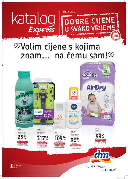 Katalog - dm katalog express srpanj 16.07.-31.07.2022. - Njuškalo katalozi