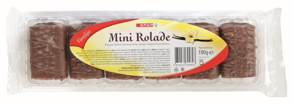 Mini rolada spar, 180 g - Akcija - Njuškalo katalozi