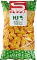 Flips S-BUDGET s kikirikijem 150 g - Akcija - Njuškalo katalozi