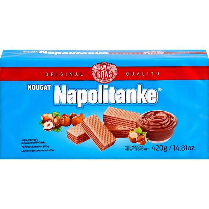 Napolitanke razne vrste Kraš 420 g - Kaufland - Akcija - Njuškalo katalozi