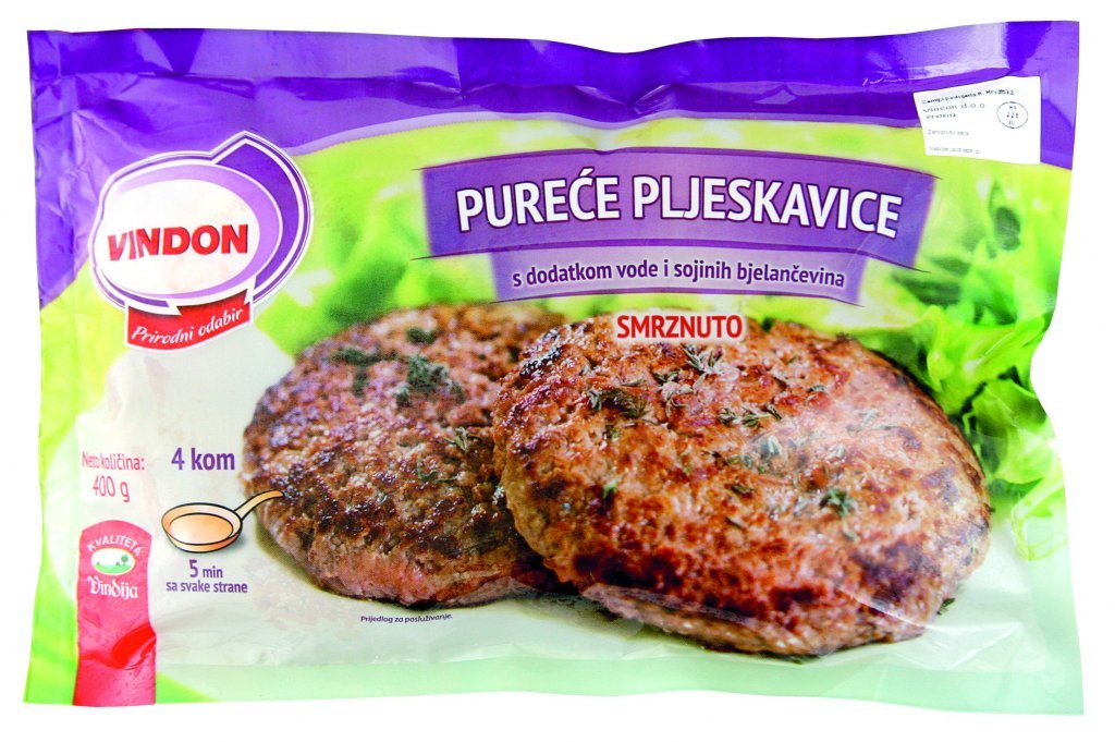 Pureći ćevapčići ili pureće pljeskavice 400g Vindon Vindija - Akcija ...