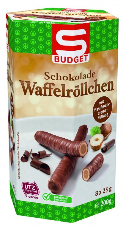 Čokoladne vafel rolice S-BUDGET 200 g - Akcija - Njuškalo katalozi