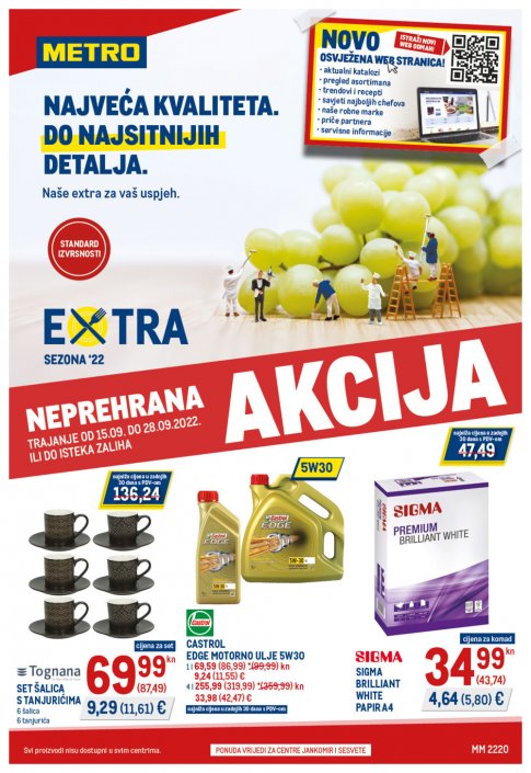 Metro katalog Neprehrana 15.09.-28.09.2022 Jankomir i Sesvete - Njuškalo katalozi