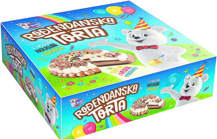 Torta od čokolade ili Rođendanska torta Ledo 1000 g - KTC - Akcija ...