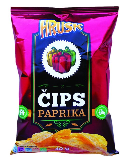 Čips paprika, slani 40 g - NTL - Akcija - Njuškalo katalozi