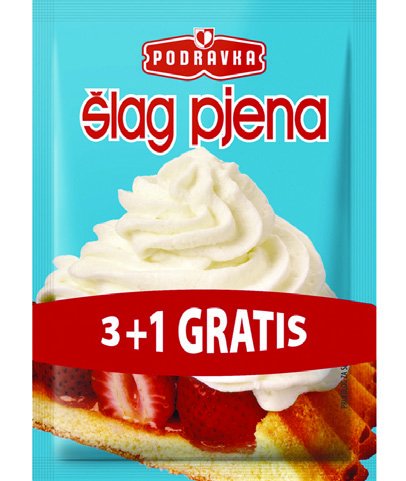 Šlag pjena Podravka 36x4 g - NTL - Akcija - Njuškalo katalozi