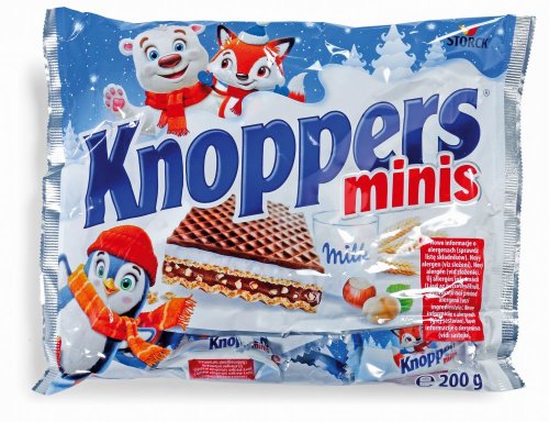 Vafel Knoppers Minis, 200 g - Akcija - Njuškalo katalozi