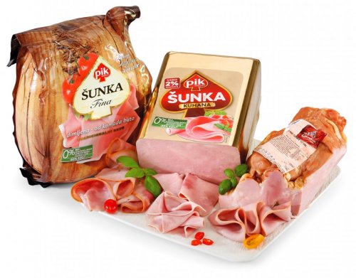 Kuhana šunka u vlastitom soku ili Šunka fina ili Pečena šunka Pik 1 kg ...