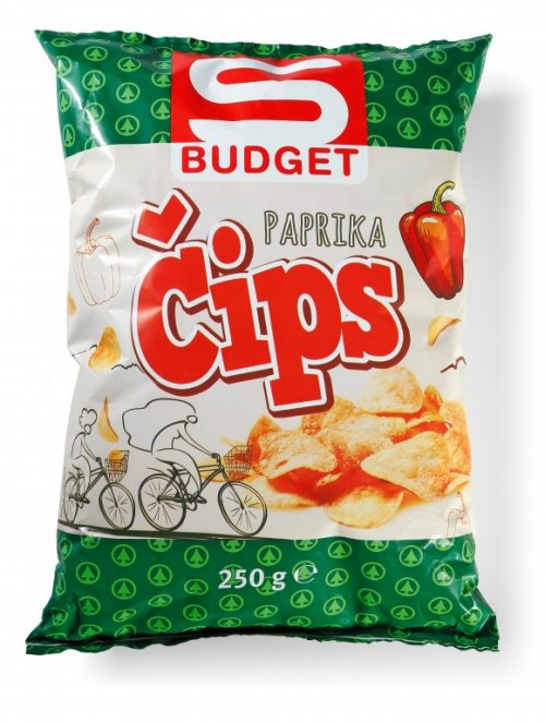 Cips S-BUDGET 250 g - Akcija - Njuškalo katalozi