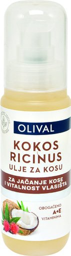 Olival ulje za kosu kokos i ricinus, 60ml - Akcija - Njuškalo katalozi