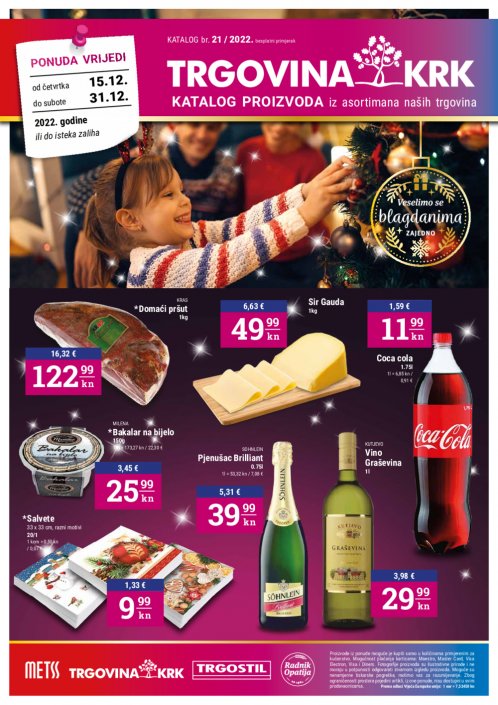 Trgovina Krk katalog Akcija 15.12.-31.12.2022. - Njuškalo katalozi
