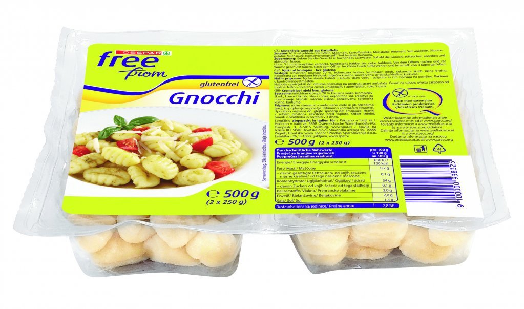 Njoki SPAR free from 500 g - Akcija - Njuškalo katalozi