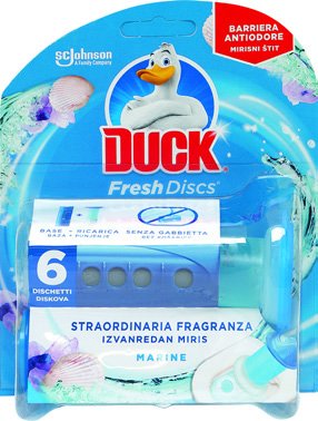 Duck* Fresh Discs Marine gel za čišćenje i osvježavanje WC školjke, 36 ...