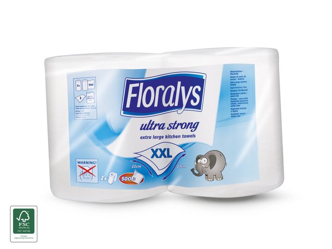 Jumbo ubrusi XXL dvoslojni Floralys 2/1 - Lidl - Akcija - Njuškalo katalozi