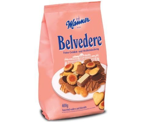 Keks Belvedere Manner 400 g - Prehrana - Akcija - Njuškalo katalozi