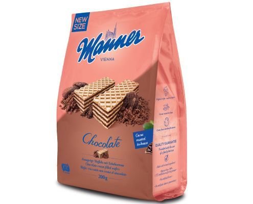 Keks napolitanke čokolada Manner 200 g - Prehrana - Akcija - Njuškalo ...