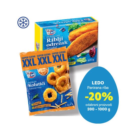 Sniženje Ledo panirane ribe - Plodine - Akcija - Njuškalo katalozi