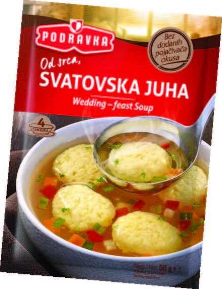 Svatovska juha Podravka, 62 g - Boso - Akcija - Njuškalo katalozi