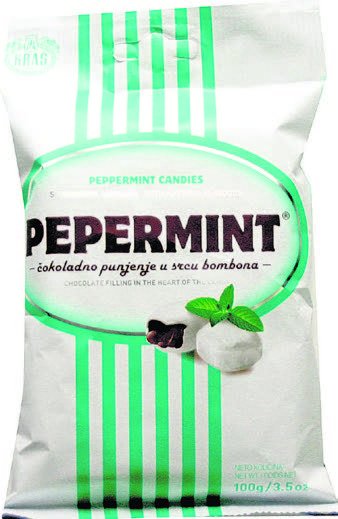 Bomboni tvrdi s cokoladnim punjenjem Pepermint 100g - KTC - Akcija ...