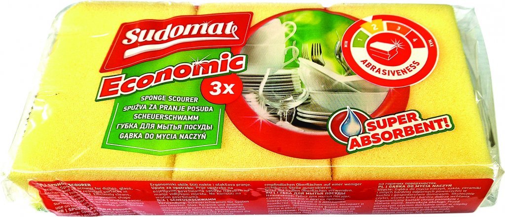 SPUŽVA s abrazivom za pranje posuđa Economic - Smit Commerce - Akcija ...