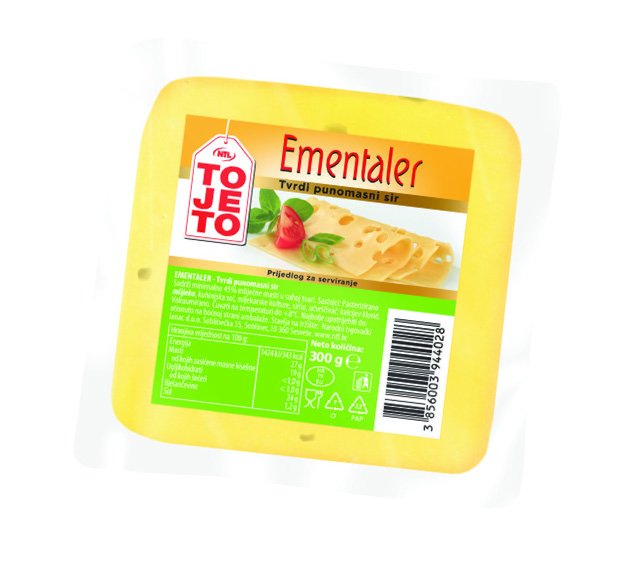 Sir Ementaler ToJeTo 300 g - NTL - Akcija - Njuškalo katalozi
