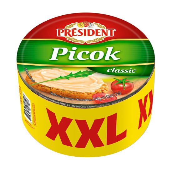 Topljeni sir Picok classic President 3x140 g - Plodine - Akcija ...
