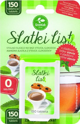 Stolno sladilo Slatki List 150 kom - Akcija - Njuškalo katalozi