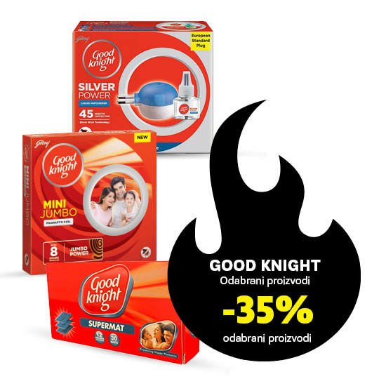 -35% GOOD KNIGHT proizvodi - Plodine - Akcija - Njuškalo katalozi