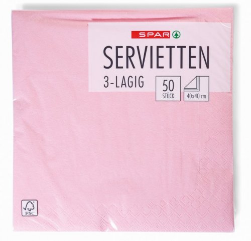 Salvete SPAR 40x40 cm razne boje 50/1 - Akcija - Njuškalo katalozi