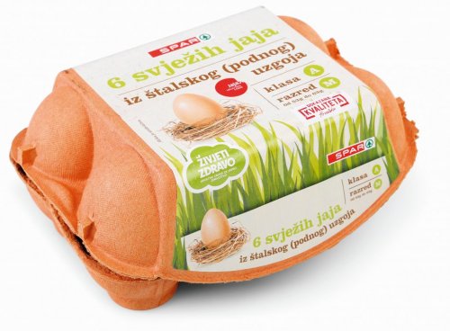 Svježa jaja SPAR 6 kom - Akcija - Njuškalo katalozi