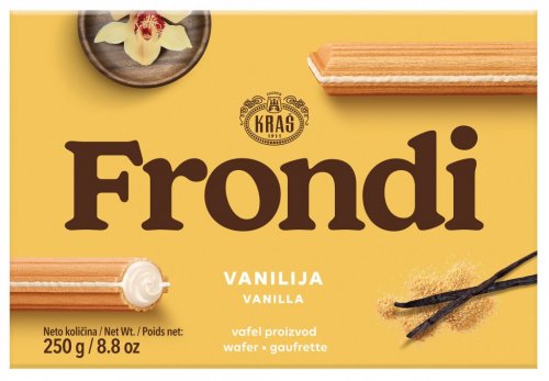 Vafel Frondi razne vrste 225-250 g - Akcija - Njuškalo katalozi