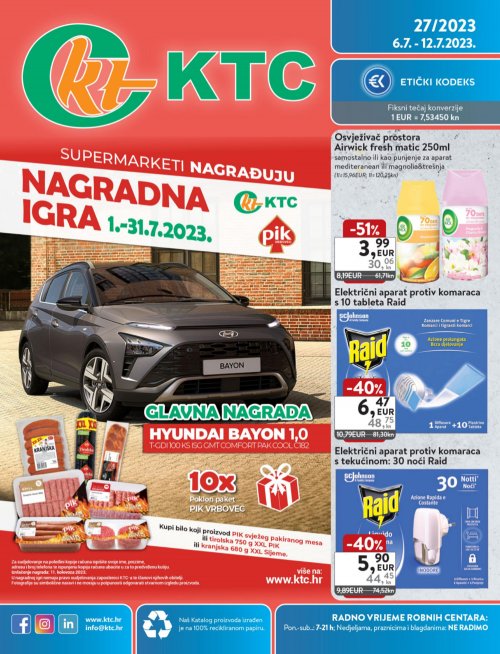 KTC katalog Široka potrošnja 06.07.-12.07.2023. - Njuškalo katalozi