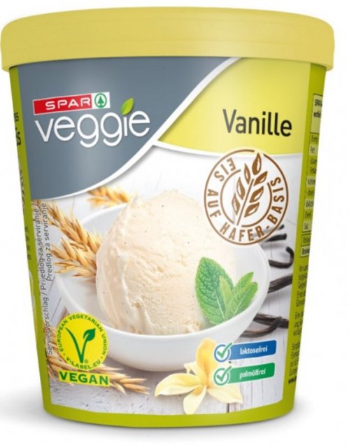 Sladoled SPAR veggie razne vrste 480 ml - Akcija - Njuškalo katalozi