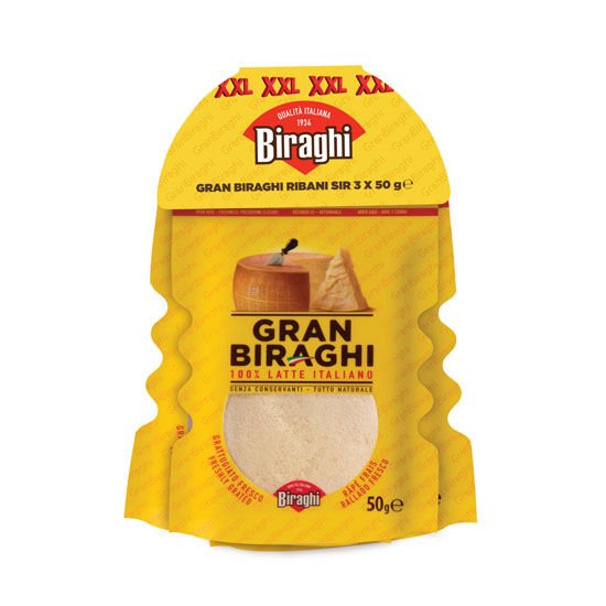 Tvrdi sir ribani Gran Biraghi 3x50 g - Plodine - Akcija - Njuškalo katalozi