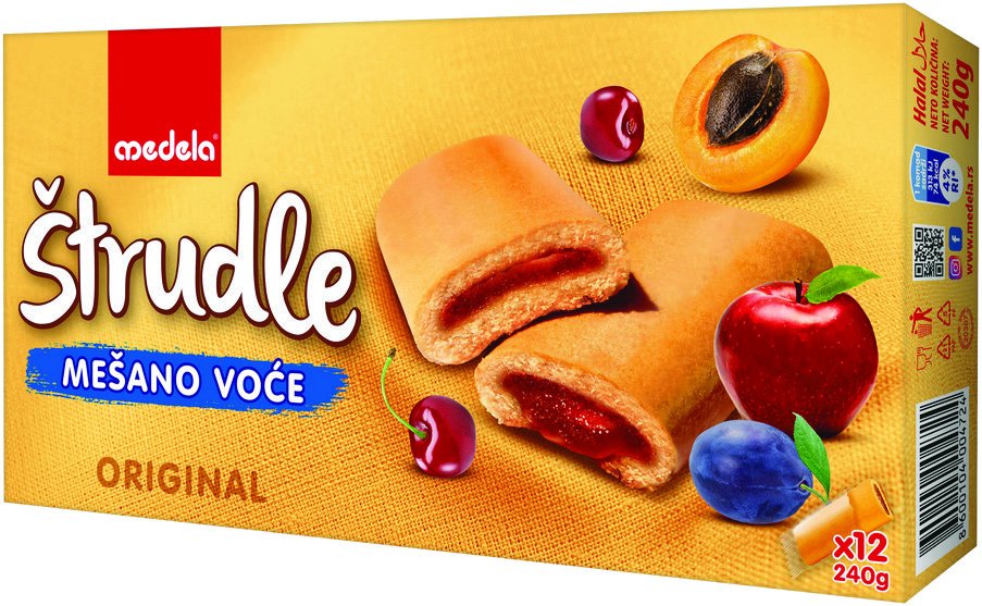 Štrudle smokva, miješano voće Medela 240 g - NTL - Akcija - Njuškalo ...