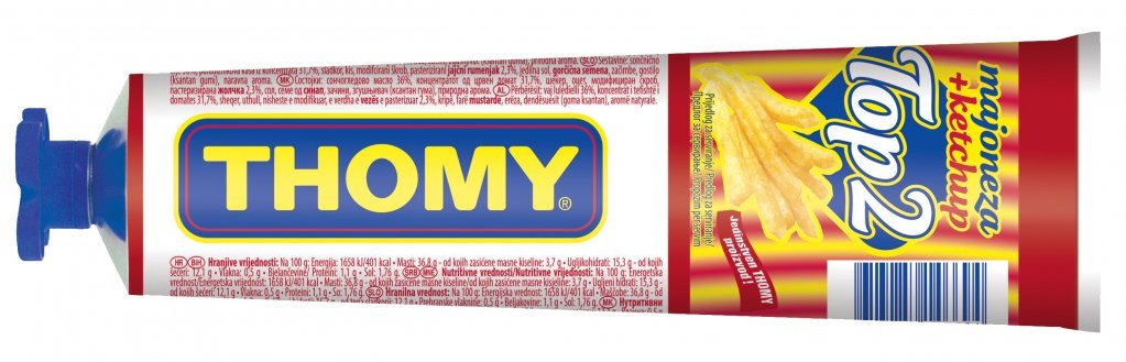 -20% na tube majoneza, majoneza/ketchup, tartar i umak burger Thomy ...
