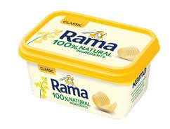 Margarin Classic ili s maslacem Rama 400 g - Plodine - Akcija ...