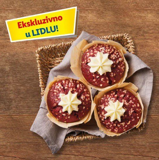 Red velvet muffin 100 g - Lidl - Akcija - Njuškalo katalozi