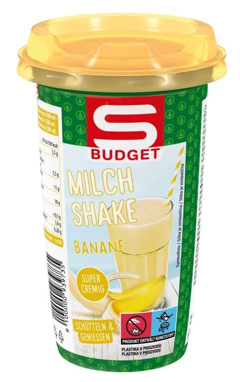 Milk Shake S-BUDGET, 230 ml - Akcija - Njuškalo katalozi