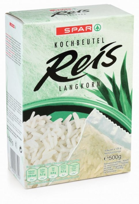 Riža SPAR dugo zrno 4 x 125 g - Akcija - Njuškalo katalozi
