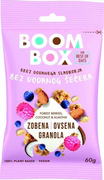 -25% na zobene kaše i granole Boom Box - Akcija - Njuškalo katalozi