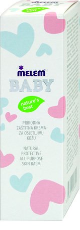 Melem Baby zaštitna krema za osjetljivu kožu, 25 ml - Akcija - Njuškalo ...