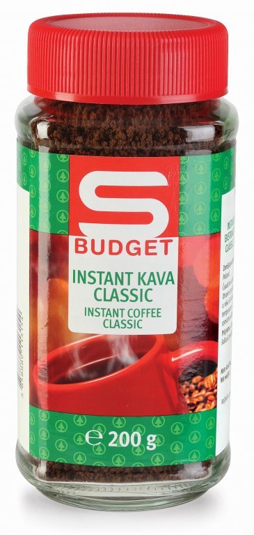 Instant kava S-BUDGET Classic 200 g - Akcija - Njuškalo katalozi