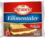 Sir Gouda toast, sir Emmentaler toast President 150 g - Studenac ...