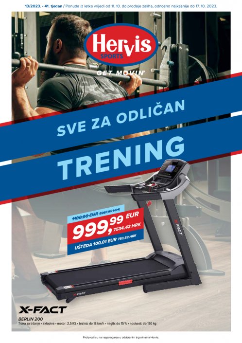 Hervis katalog Sve za odličan trening 11.10.-17.10.2023. - Njuškalo ...