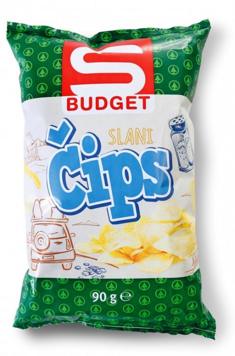 Čips S-BUDGET 90 g - Akcija - Njuškalo katalozi