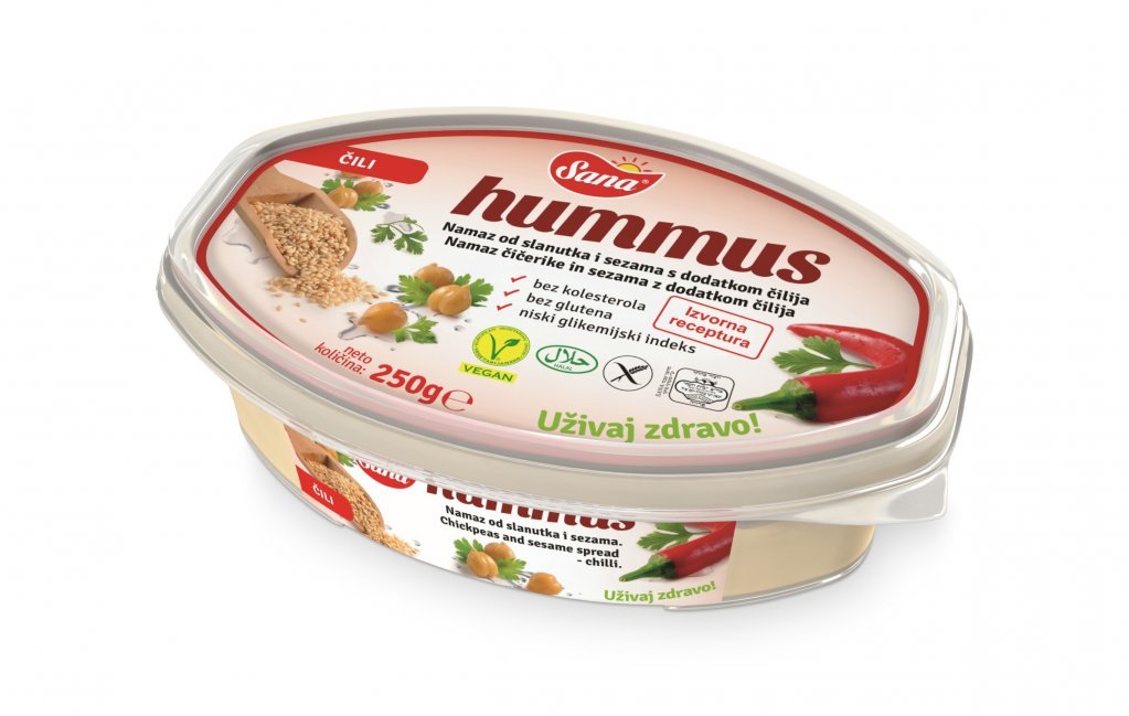 Namaz hummus Sana 250 g - Akcija - Njuškalo katalozi