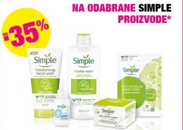 Do -35% na odabrane Simple proizvode - Bipa - Akcija - Njuškalo katalozi