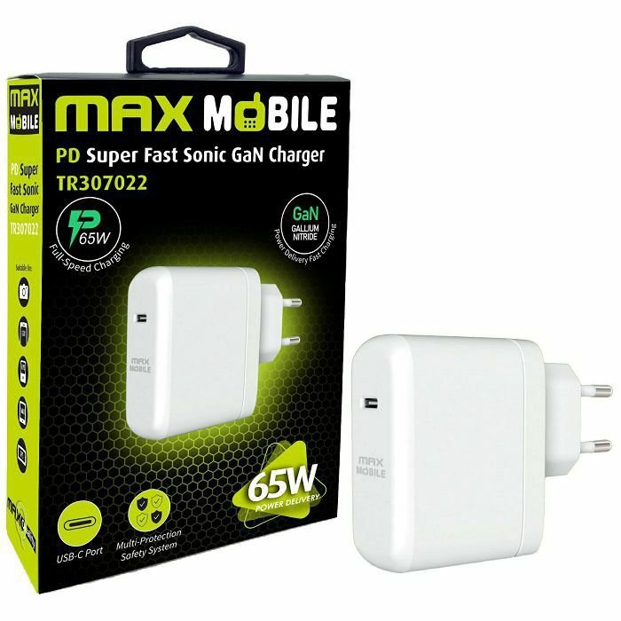 MAXMOBILE KUĆNI PUNJAČ PD SUPER FAST SONIC CHARGE TYPE C, TR-307002 ...